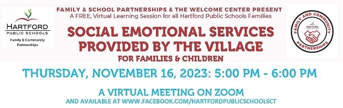 Join Us to Learn about Social Emotional Services Provided by the ...